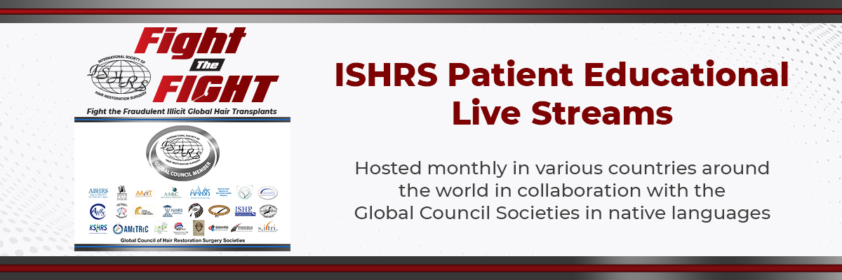 ISHRS Fight the FIGHT lives stream schedule